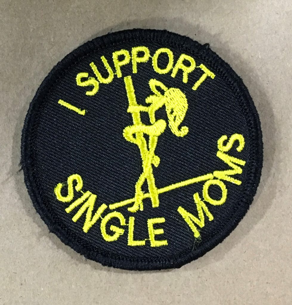 I SUPPORT SINGLE MOMS PATCH - warshows.com